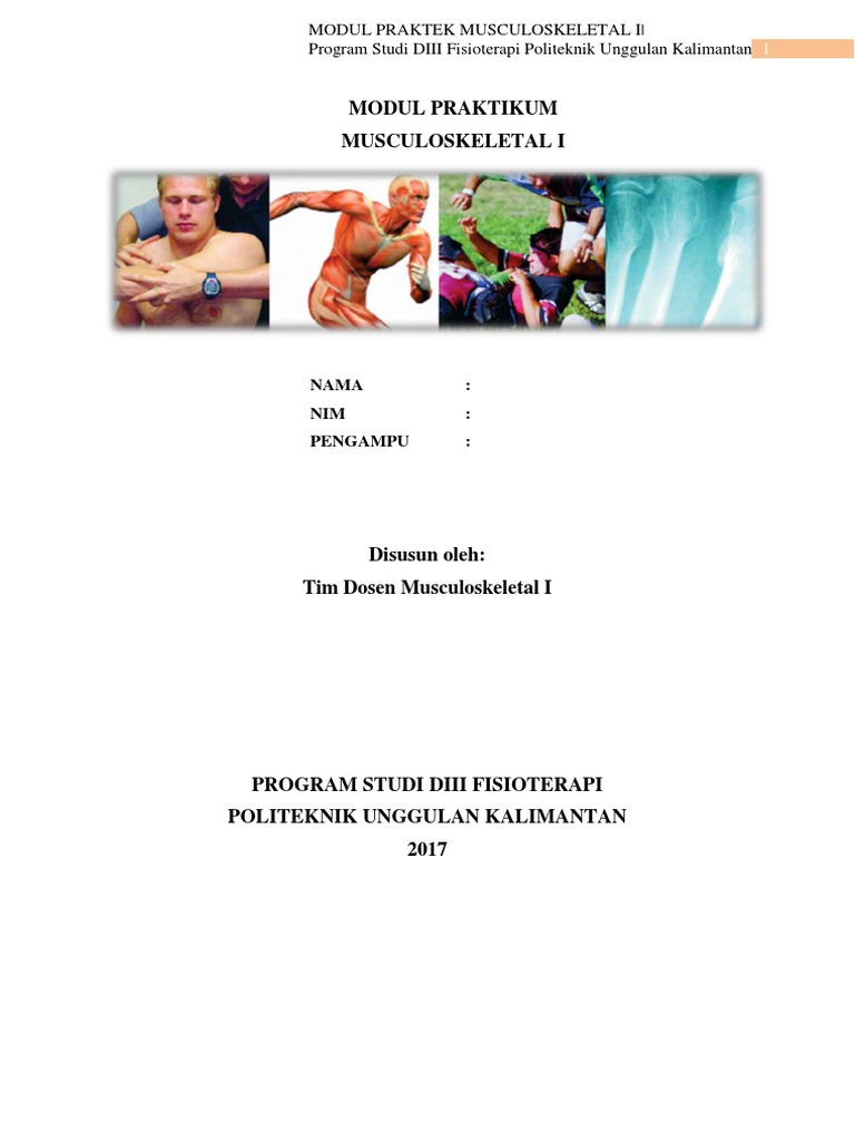 Modul Praktikum Musculoskeletal | PDF | Kesehatan Holistik | Sains & Matematika