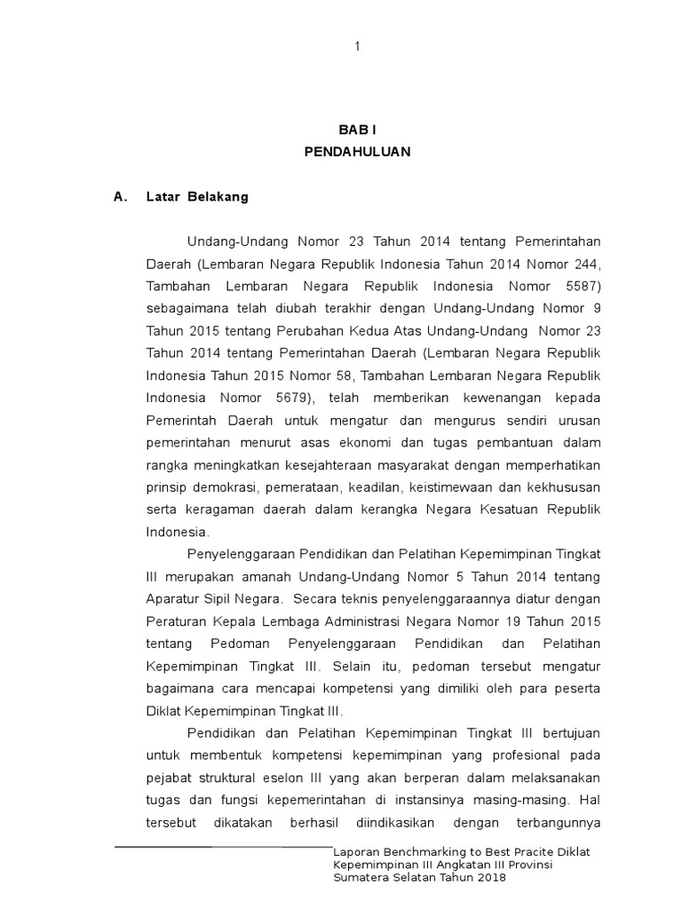 Contoh Laporan Benchmarking PIM III | PDF | Bisnis