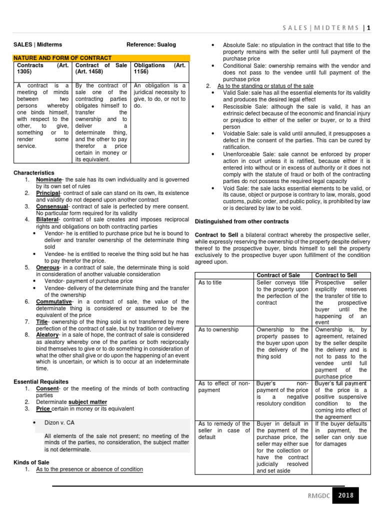 Sales SUALOG | PDF | Lease | Consideration