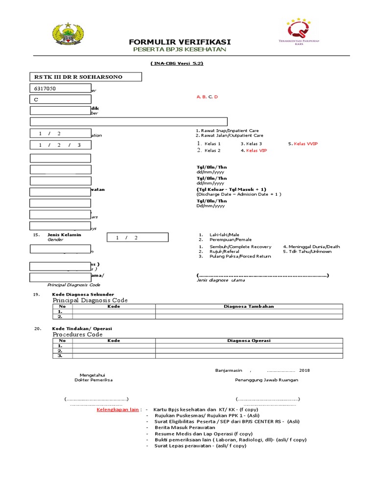 Form Verifikasi Klaim | PDF