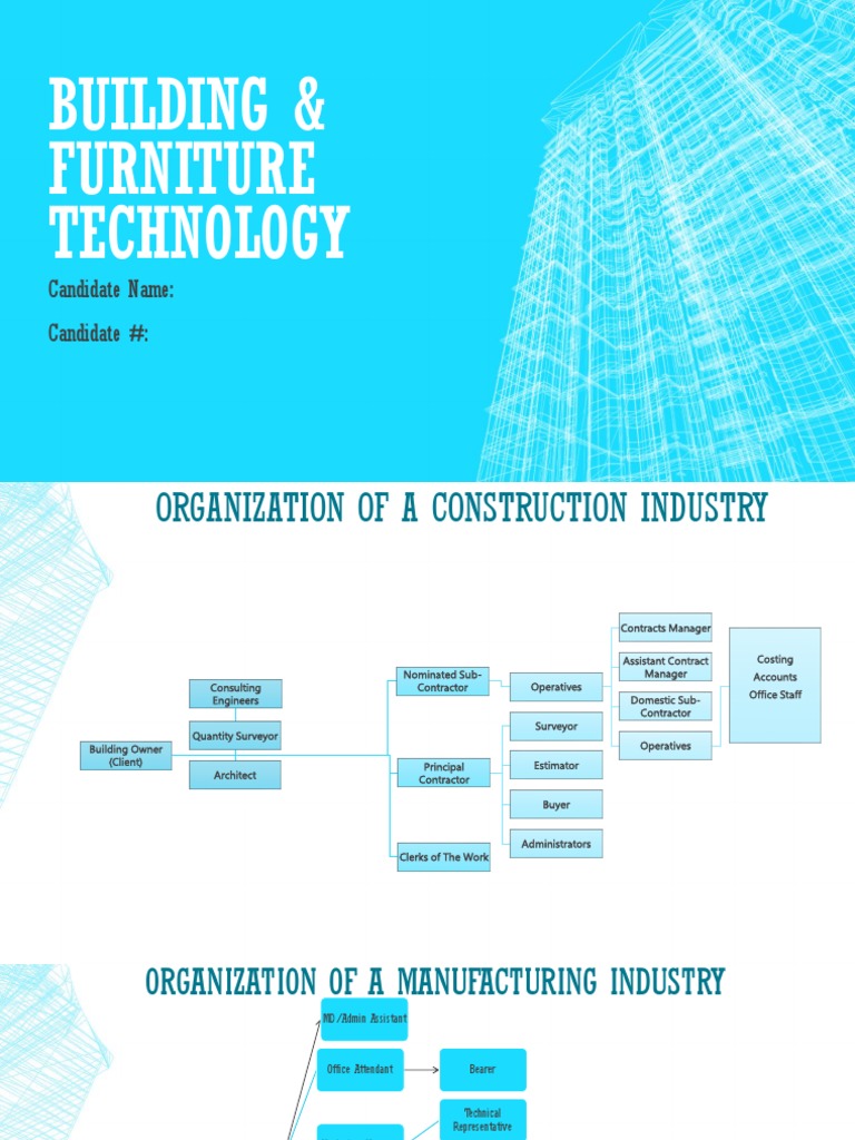 Building & Furniture Technology Darren Downer Sba Draft | PDF ...