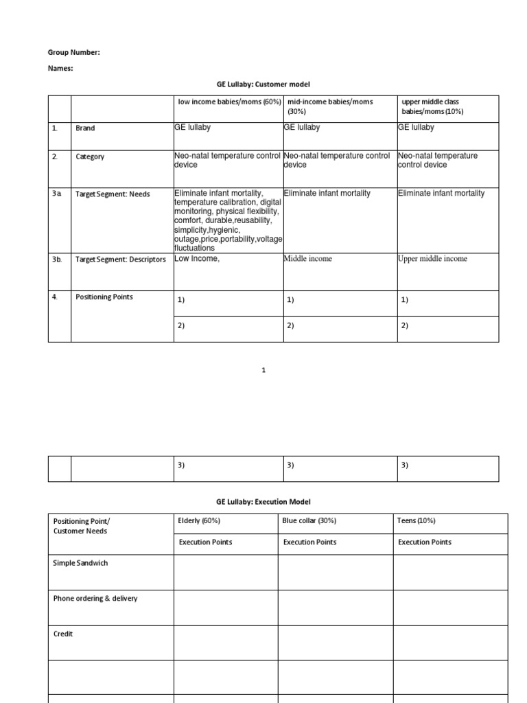 GE Lullaby Worksheet | PDF