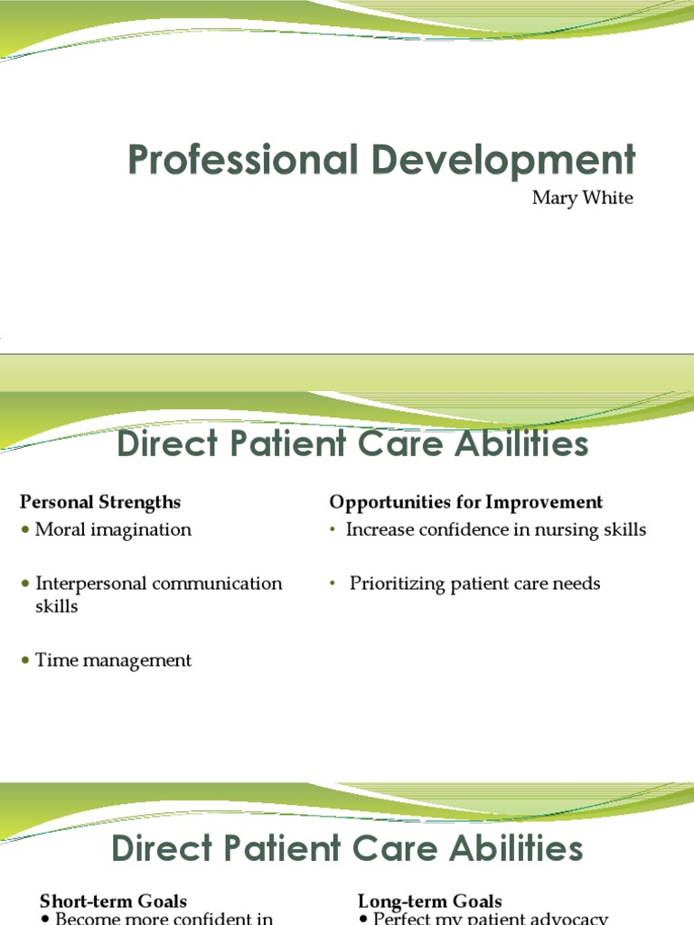 Nursing Career Development Plan | PDF | Nursing | Leadership