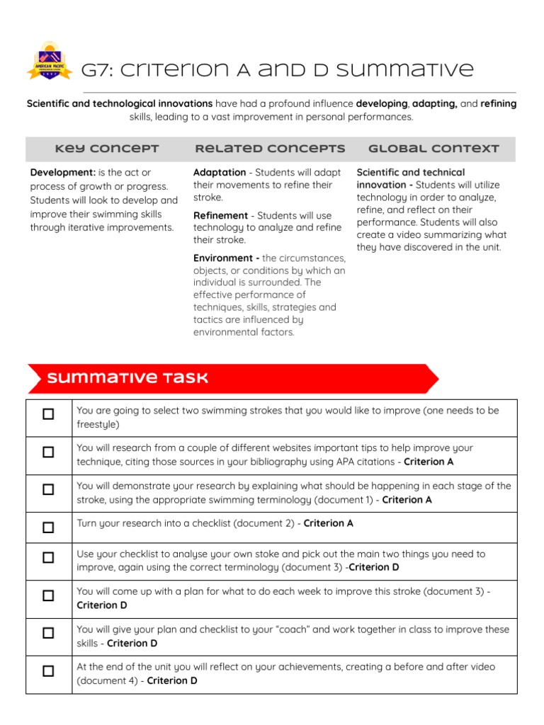 Summative Task | PDF | Knowledge | Health Education