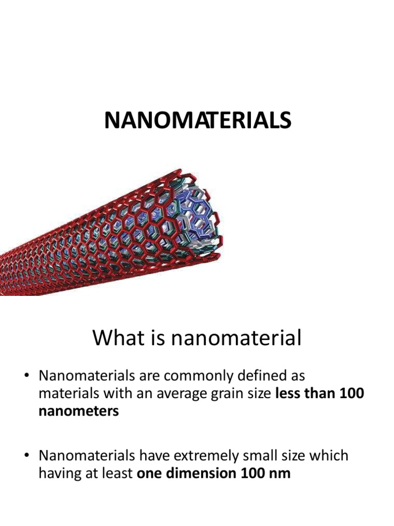 Understanding Nanomaterials and Their Uses | PDF | Nanomaterials ...