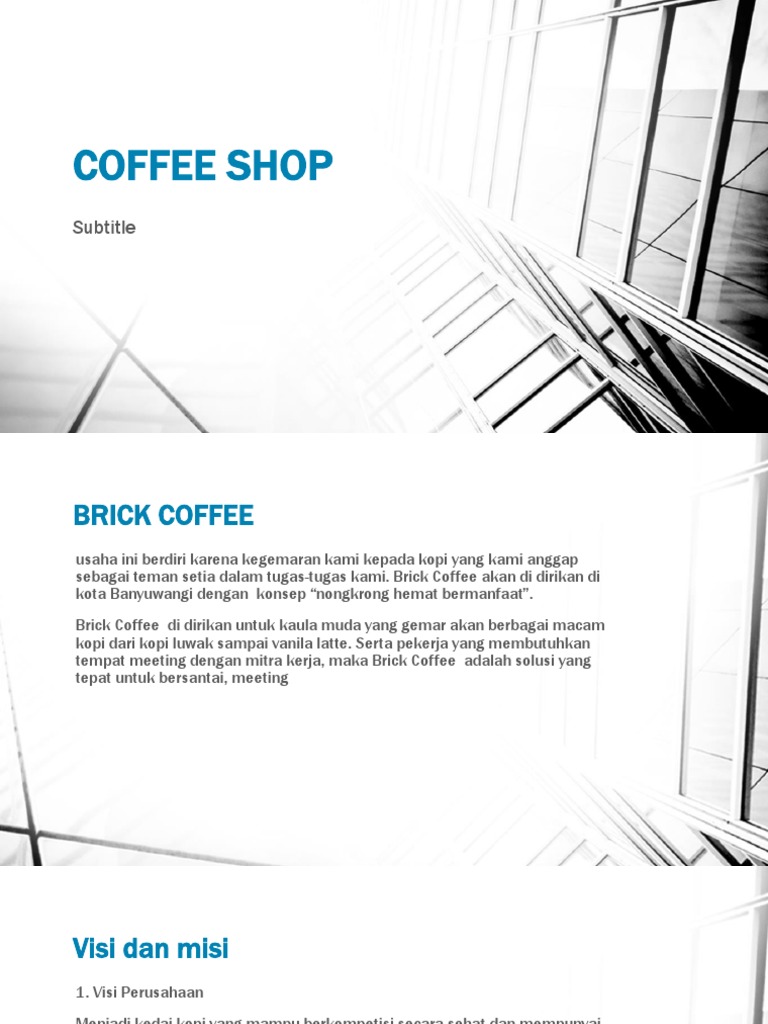 Coffee Shop | PDF