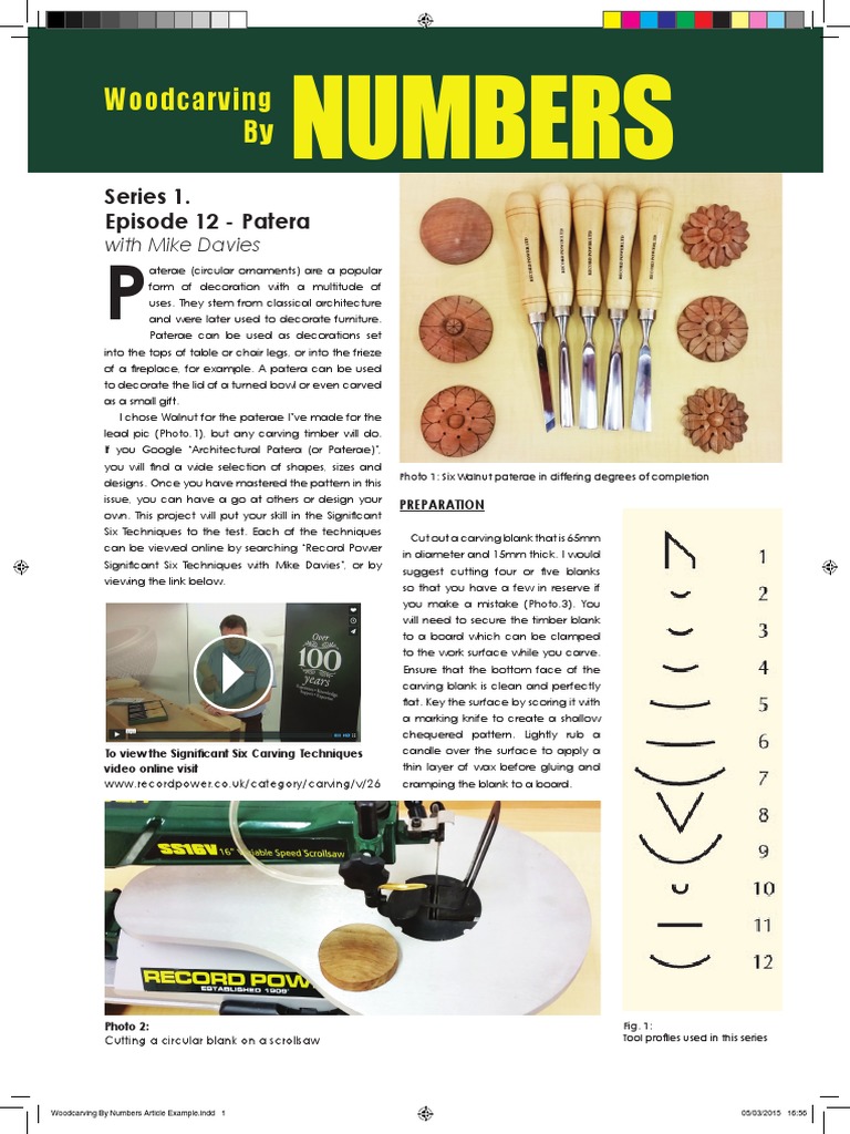 Woodcarving Lesson 12 | Download Free PDF | Wood Carving | Crafts & Hobbies