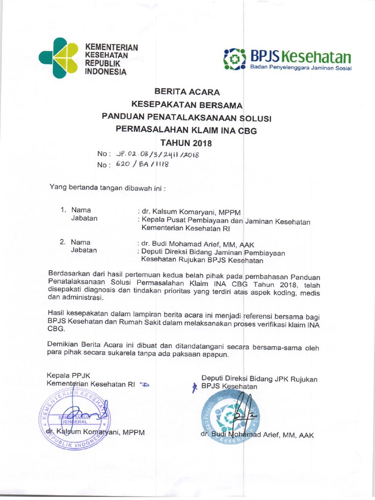 Manual Koding BPJS Kesehatan - Kemenkes | PDF