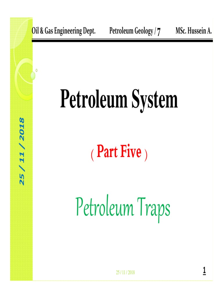 Petroleum Traps: Types, Examples, and Key Concepts | PDF | Petroleum ...