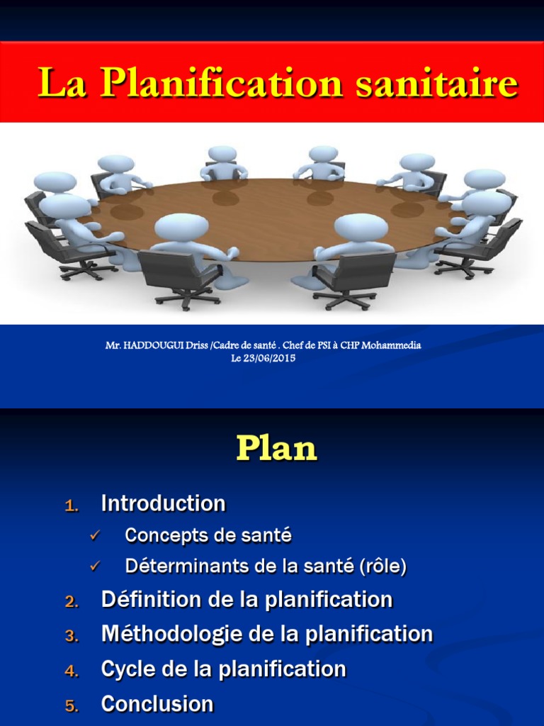 La Planification Sanitaire | PDF | Tuberculose | Planification