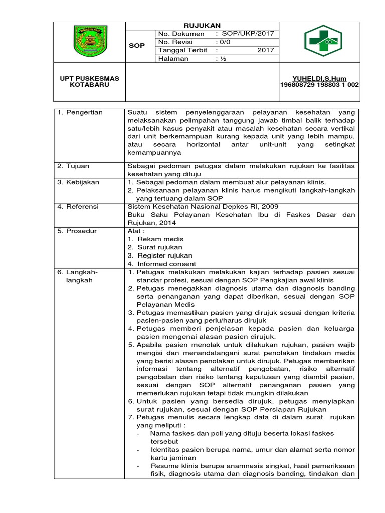 Sop Rujukan | PDF | Sains & Matematika