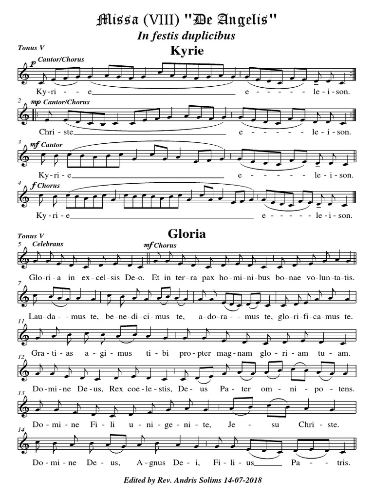 Deangelis T | PDF | Mass (Liturgy) | Christian Worship And Liturgy