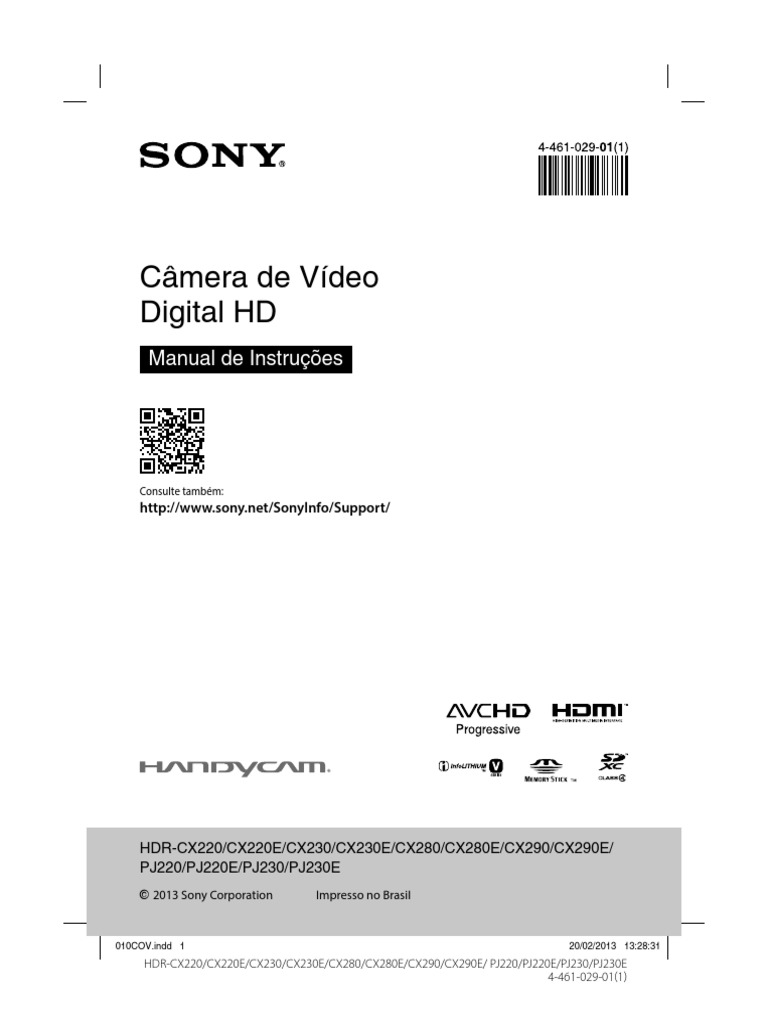 Manual de Câmera | PDF | Câmera | Vídeo