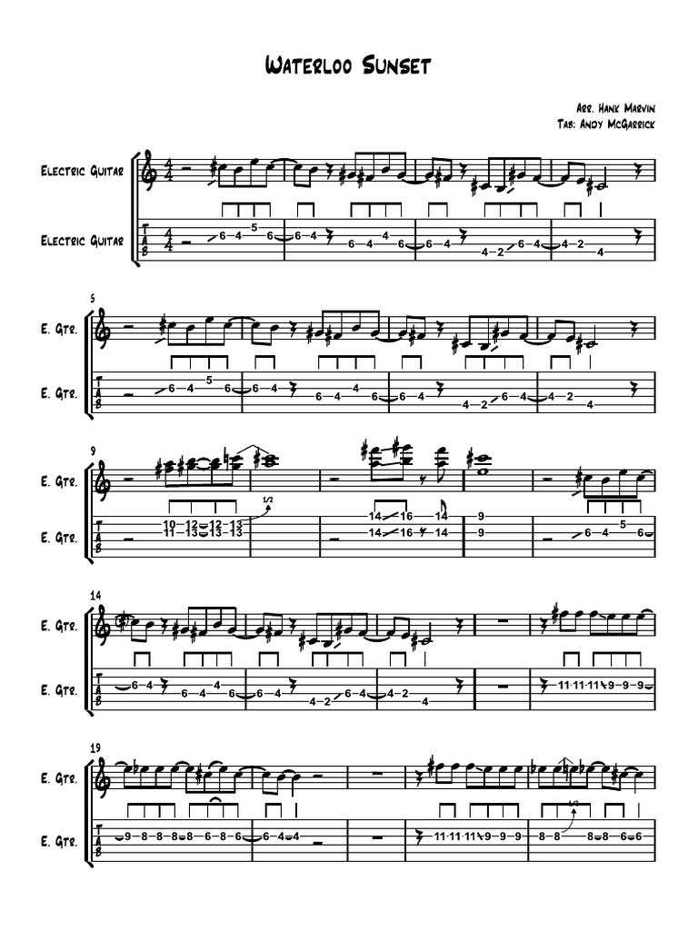 Waterloo Sunset | PDF