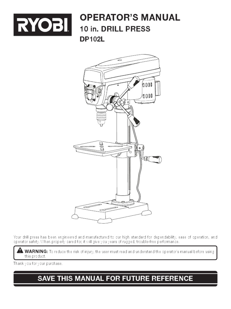 Ryobi Drill Press | Drill | Electrical Connector