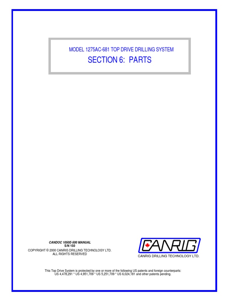 1275AC-681 Sec6 | PDF | Screw | Gear