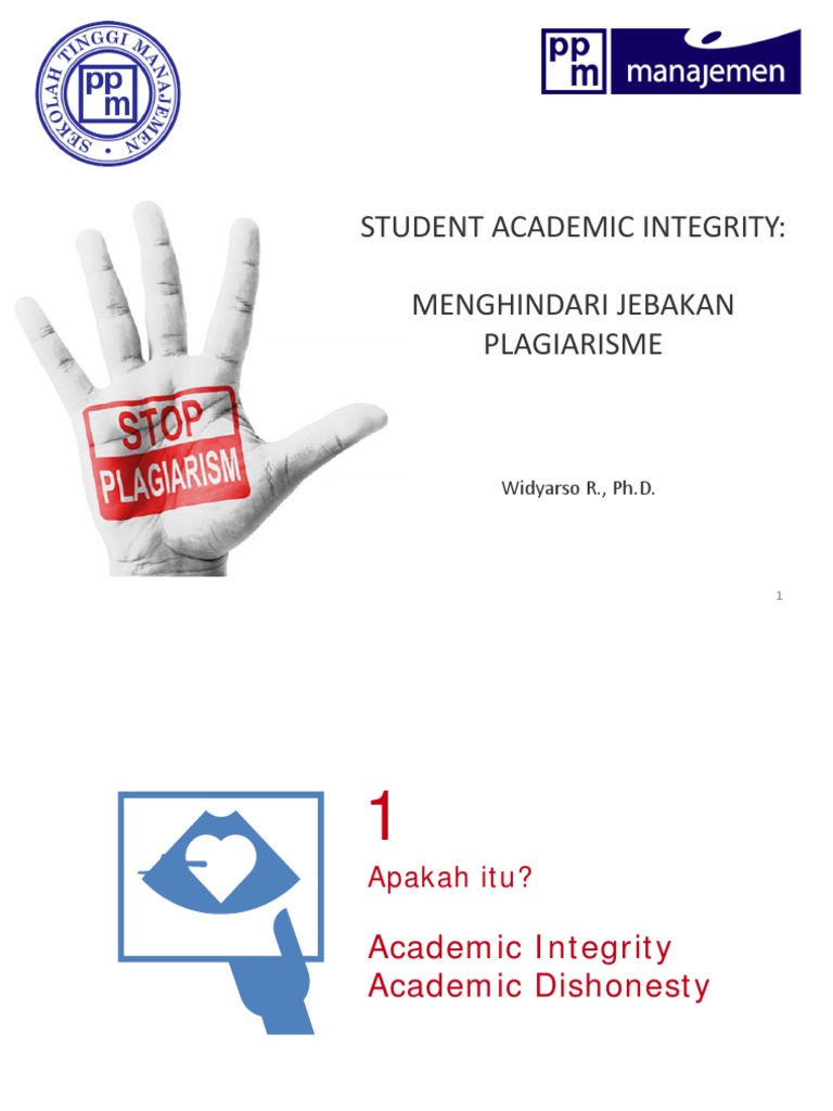 Academic Integrity & Plagiarism | PDF