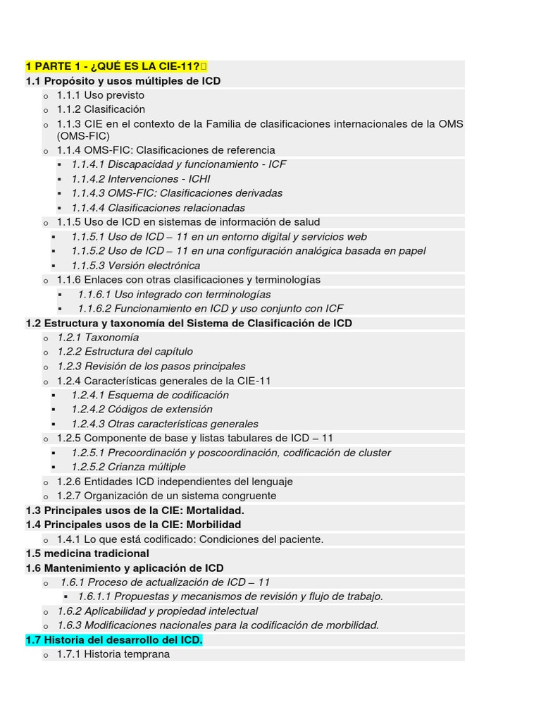 Cie 11 | PDF | Ciencias de la Salud | Informática
