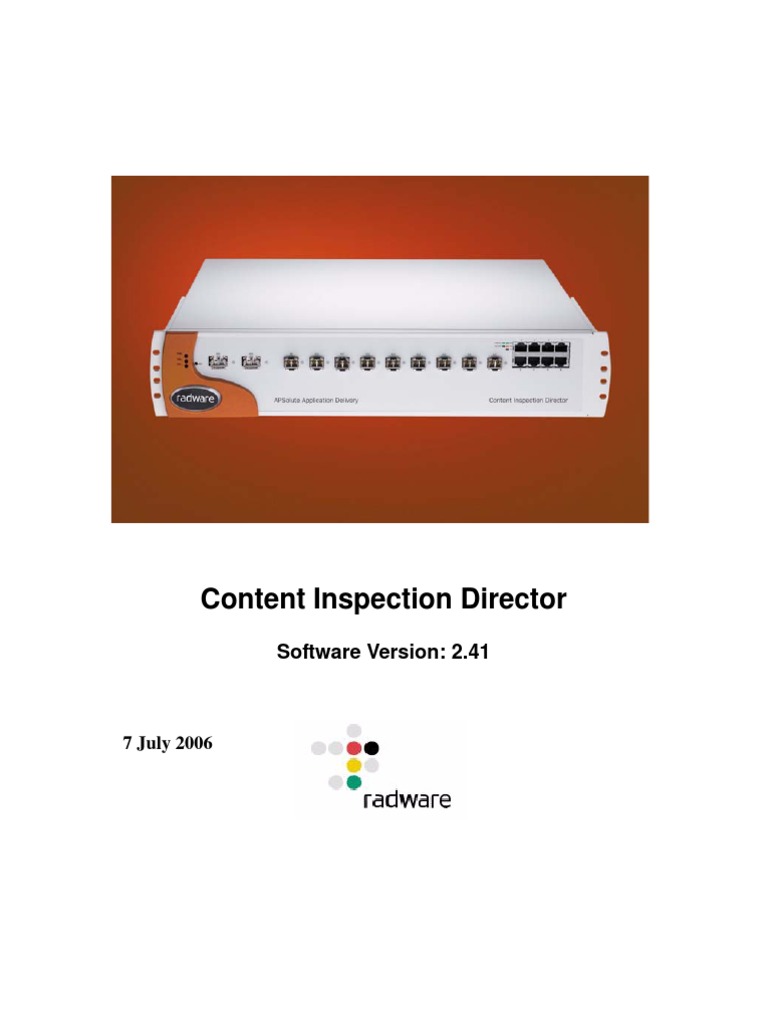 Cid 2.41 Ug | PDF | Denial Of Service Attack | Load Balancing (Computing)