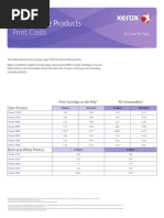 Xerox Price List | PDF