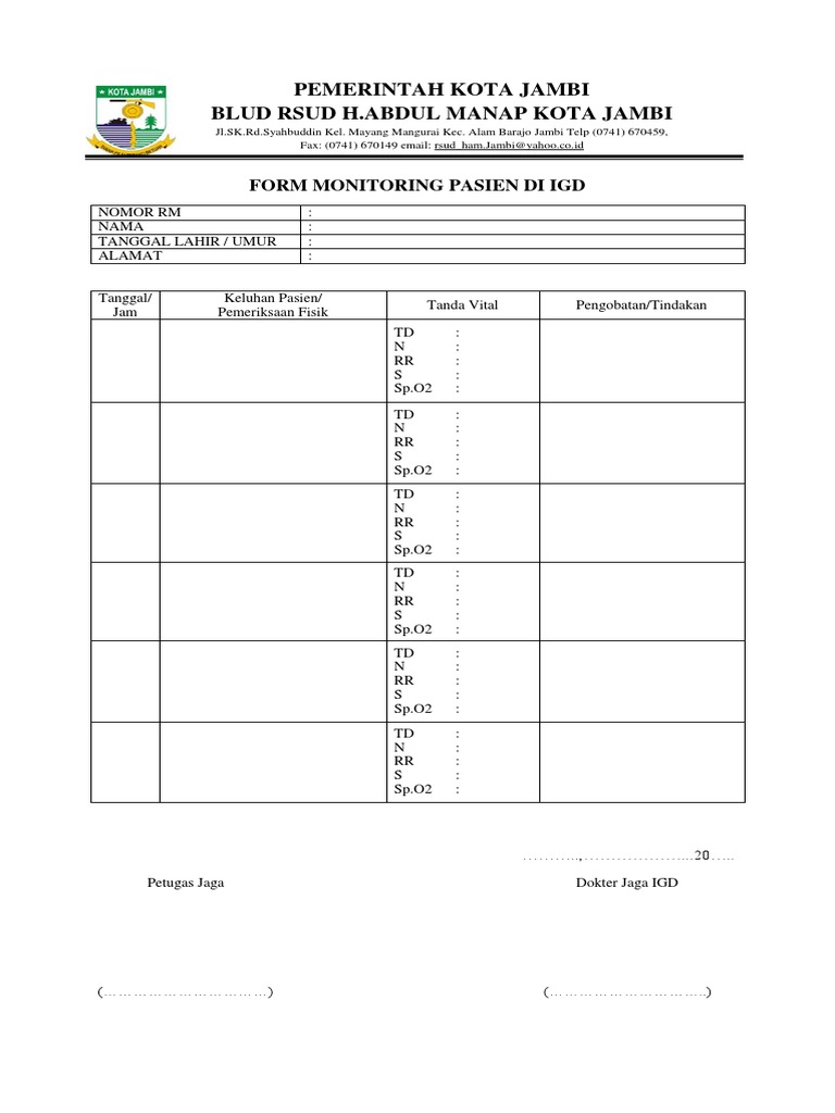 Form Obs. Di Igd | PDF