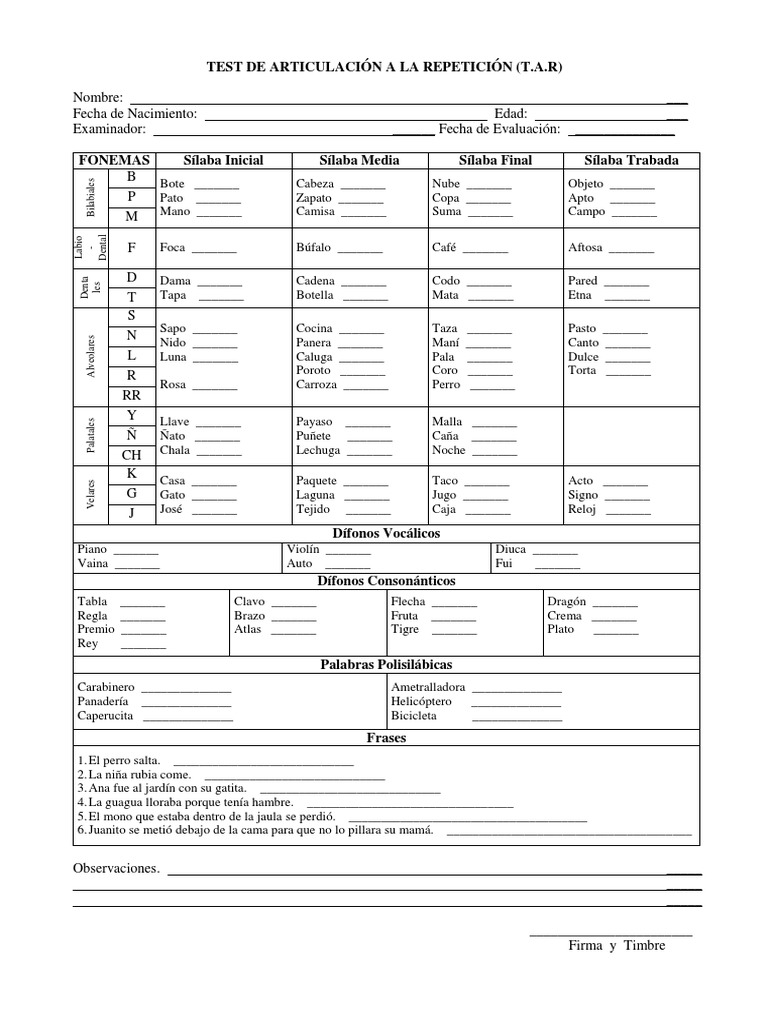 Protocolo TAR PDF | PDF