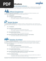 Anaplan Level 1 & 2 Certification Course | PDF