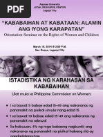 Anti-VAWC Act Tagalog | PDF