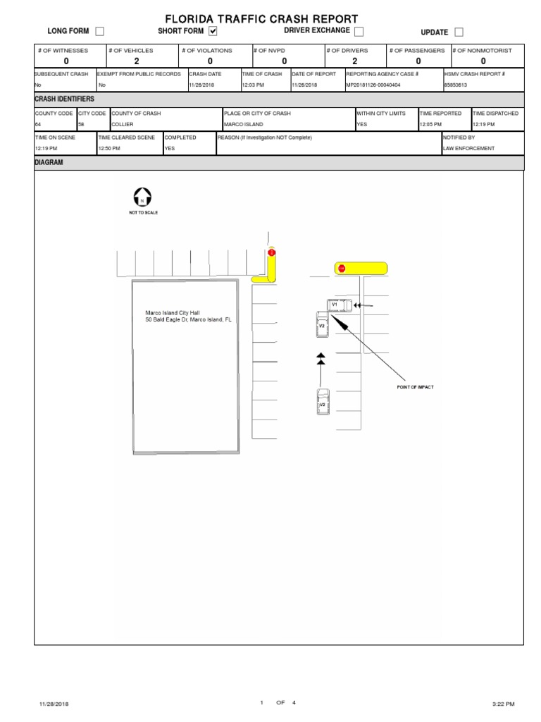 Crash Report From City Hall | PDF | Traffic Collision | Road