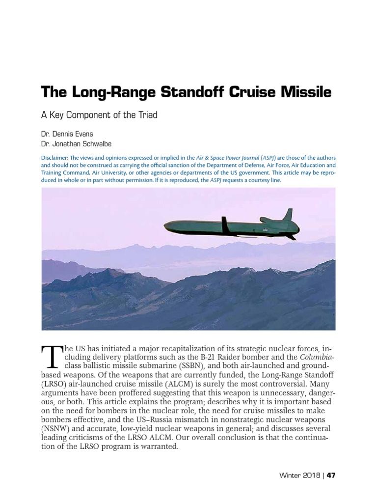 F Evans Schwalbe | PDF | Cruise Missile | Boeing B 52 Stratofortress