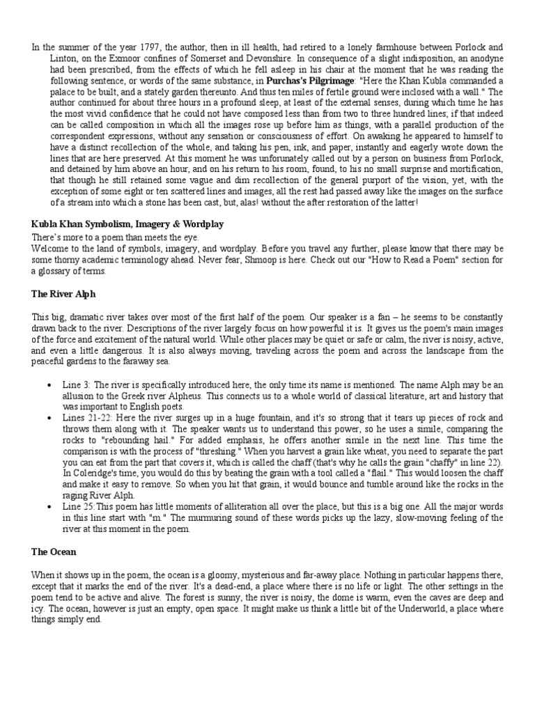 In The Summer of The Year 1797 | PDF | Mongol Empire | Metre (Poetry)