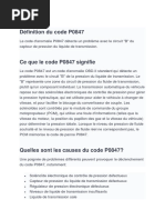 3 - Code Défauts Des Machines Cat | PDF | Allumage | Pièces de véhicule