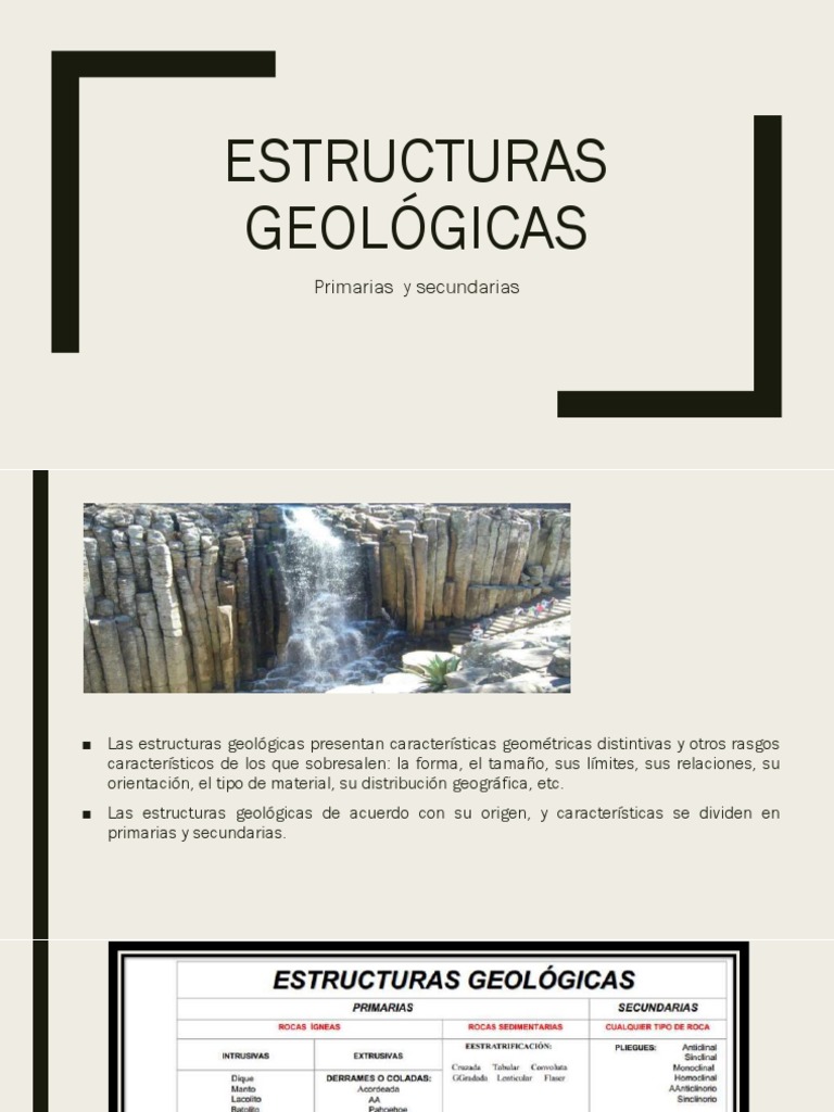 Estructuras Geológicas: Primarias y secundarias | Estrato | Roca (geología)