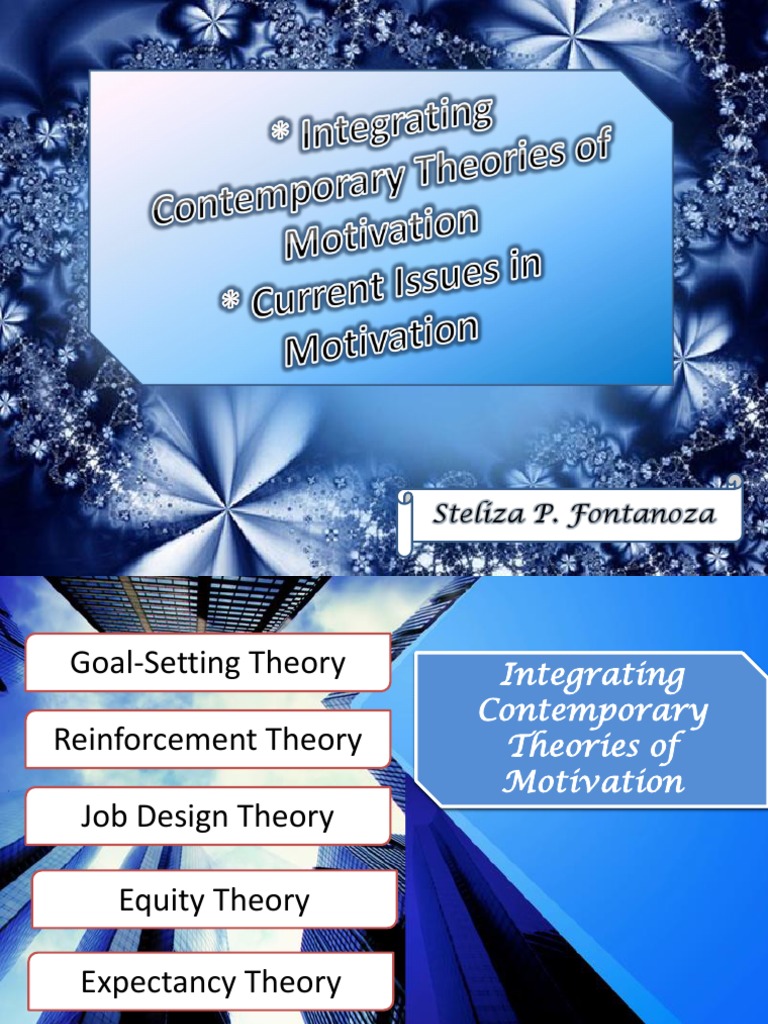 Integrating Contemporary Theories of Motivation | PDF