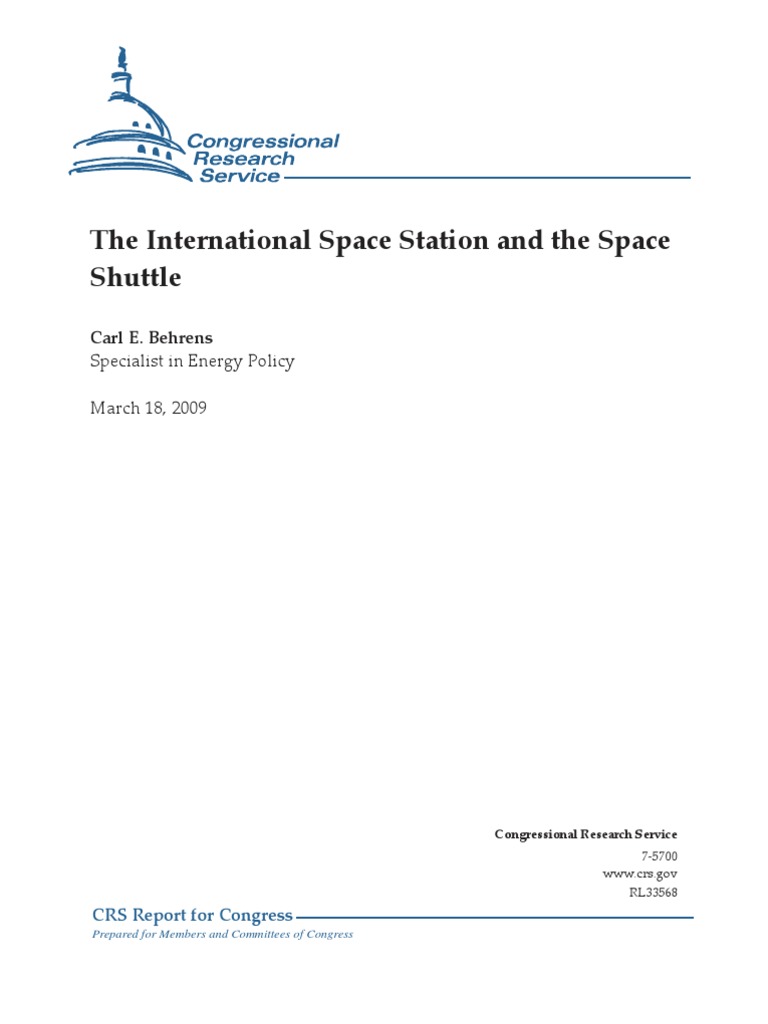 ISS & Space Shuttle Congressional Report | PDF | Nasa | International ...