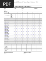 Kabaddi Score Sheet | PDF | Referee | Sports