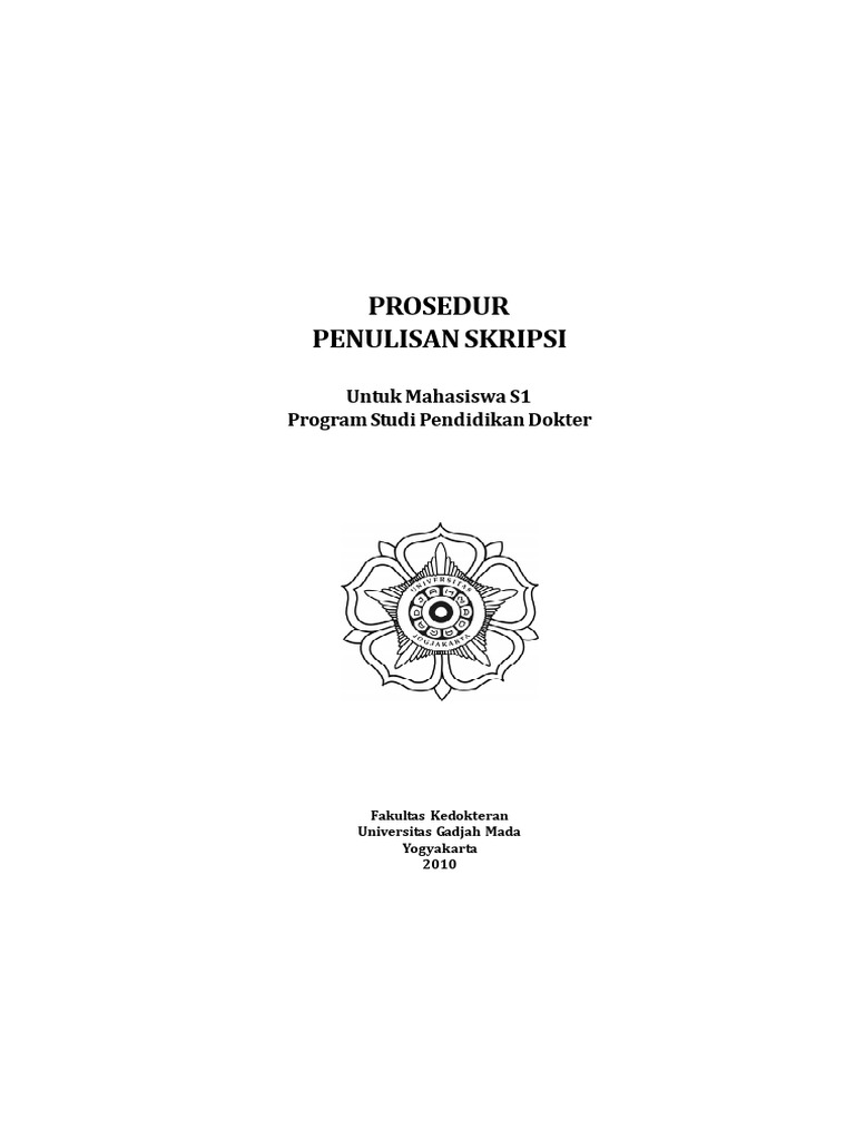 Prosedur Penulisan Skirpsi PDF | PDF
