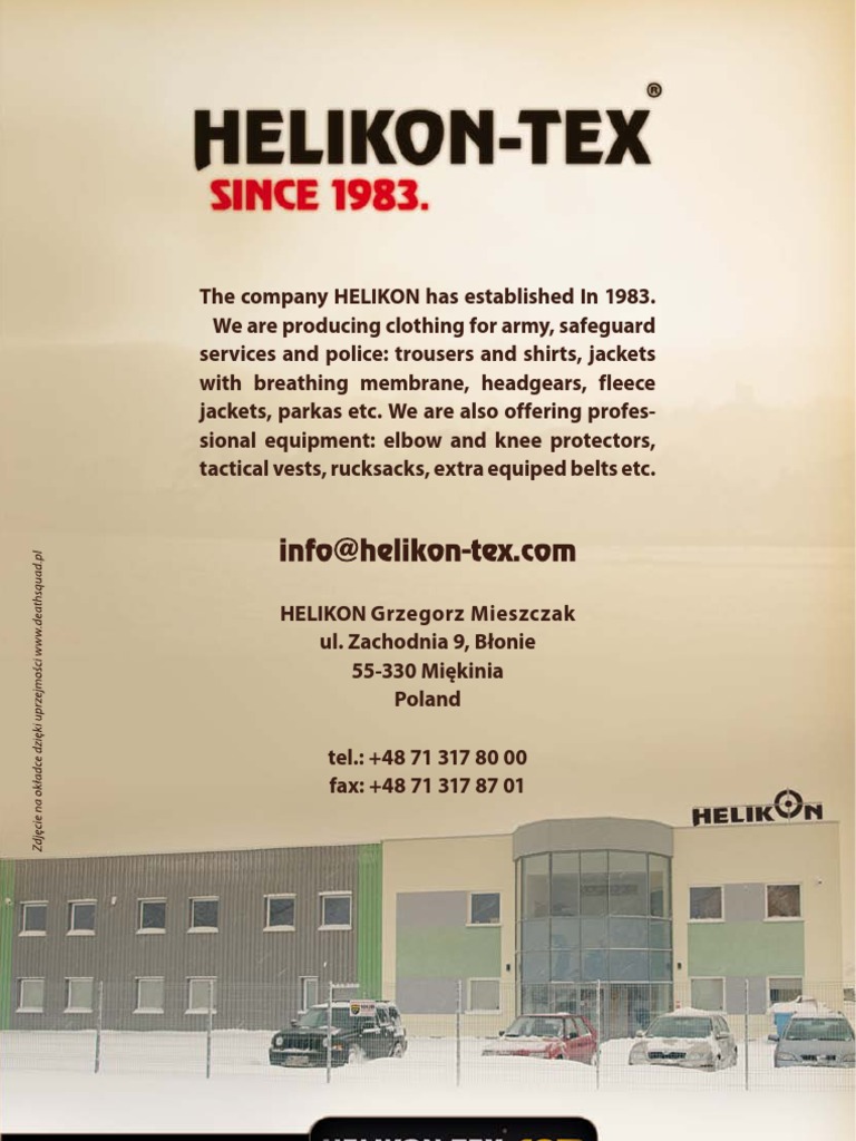 Helikon Military Clothing Catalog | PDF | Military Uniforms | Clothing