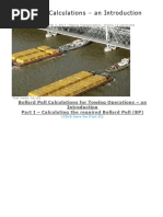 Bollard Pull Calculations For Towing Operations | PDF | Tugboat | Hull (Watercraft)