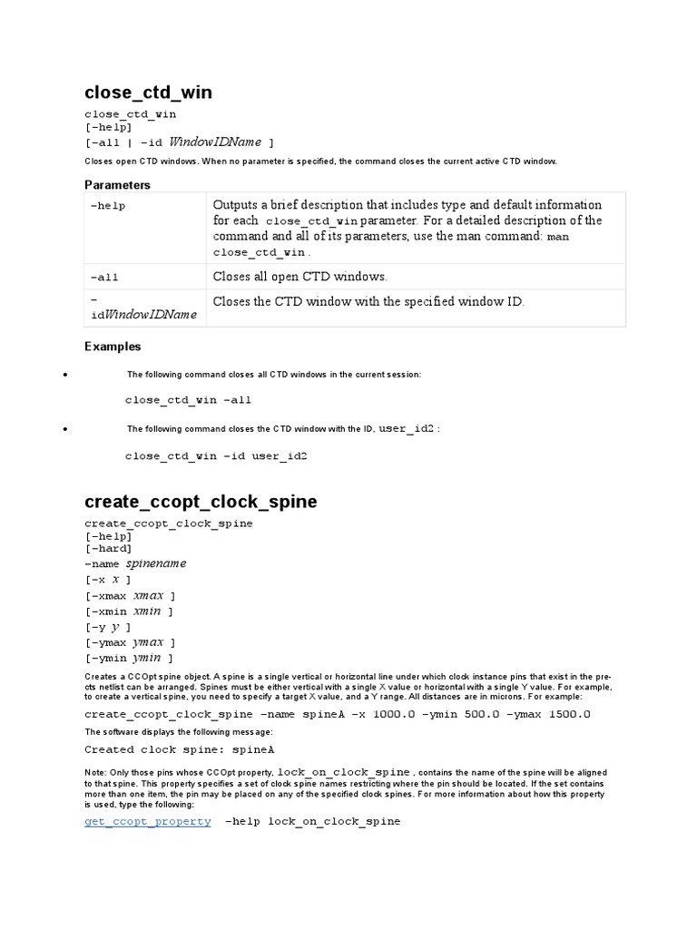 Close Innovus | PDF | Parameter (Computer Programming) | Areas Of Computer Science