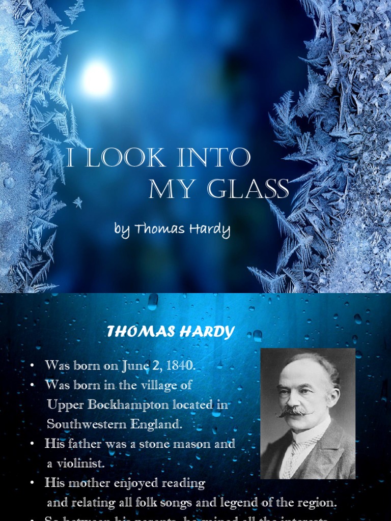 I Look Into My Glass | PDF | Poetry
