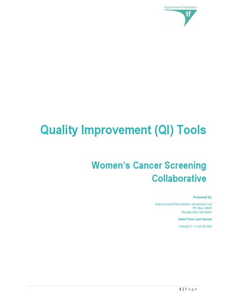 Quality Improvement | PDF | Brainstorming | Causality