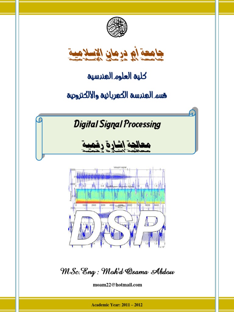 DSP Introduction With Arabic | PDF