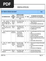 Man Basket Checklist | PDF | Crane (Machine) | Elevator