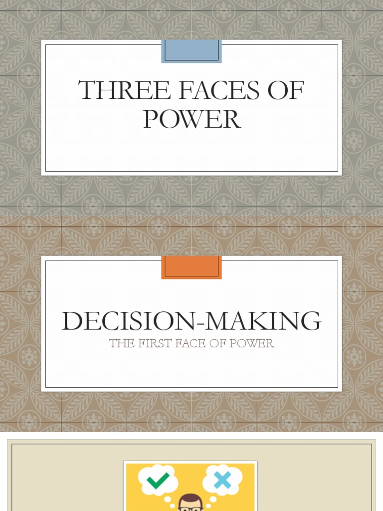 Three Faces of Power Explained | PDF