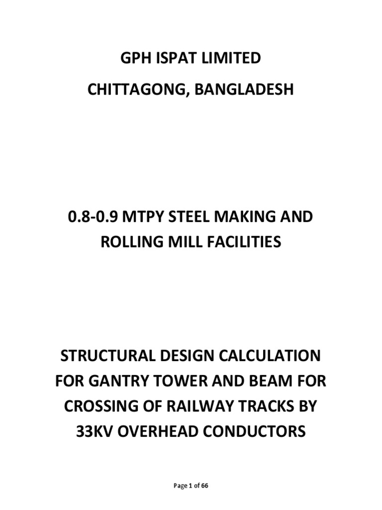 Tower Design | PDF | Electrical Engineering | Electricity