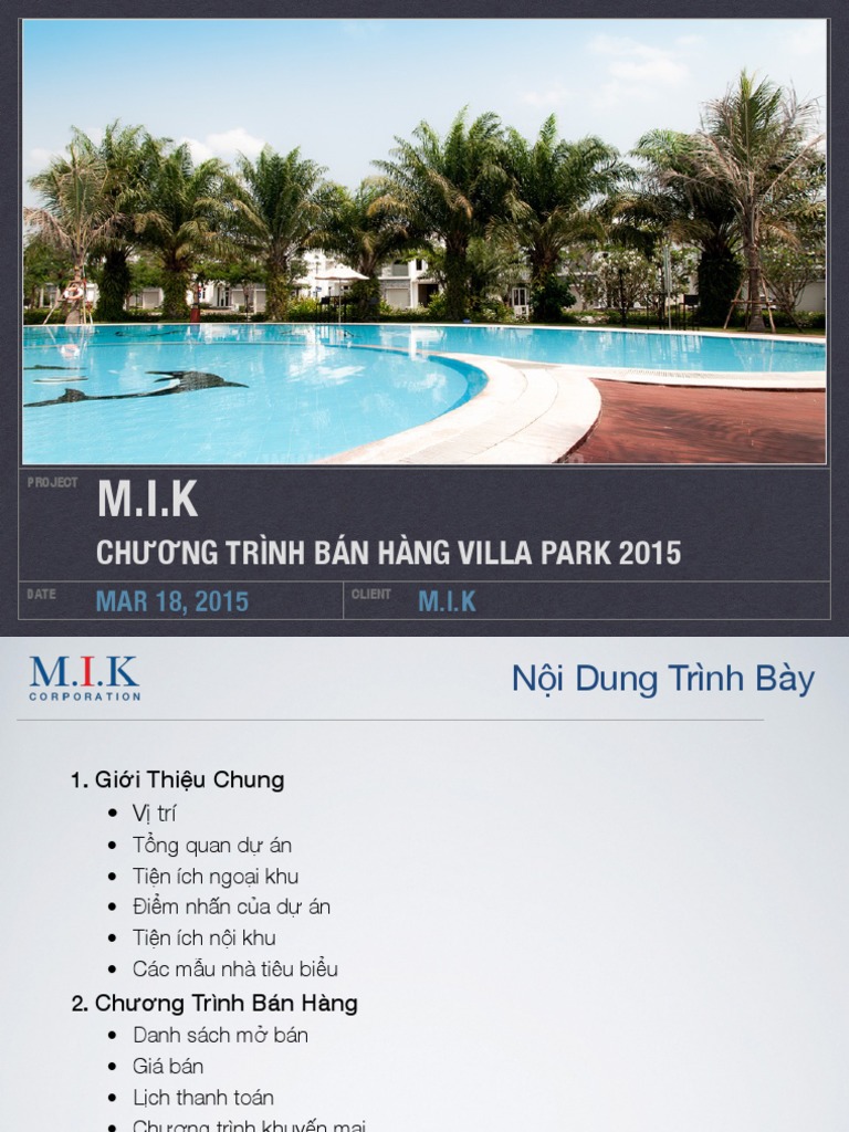 MIK VillaPark ChinhSachBanHang Mar19 | PDF