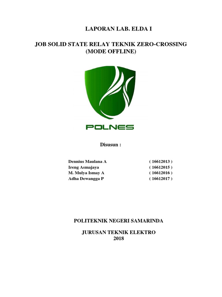 Solid State Relay Teknik Zero-Crossing | PDF