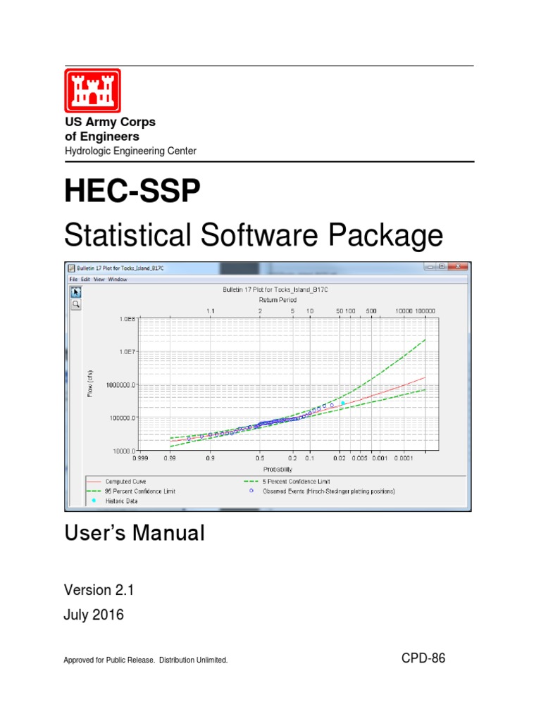 HEC-SSP User's Manual PDF | PDF | Outlier | Software