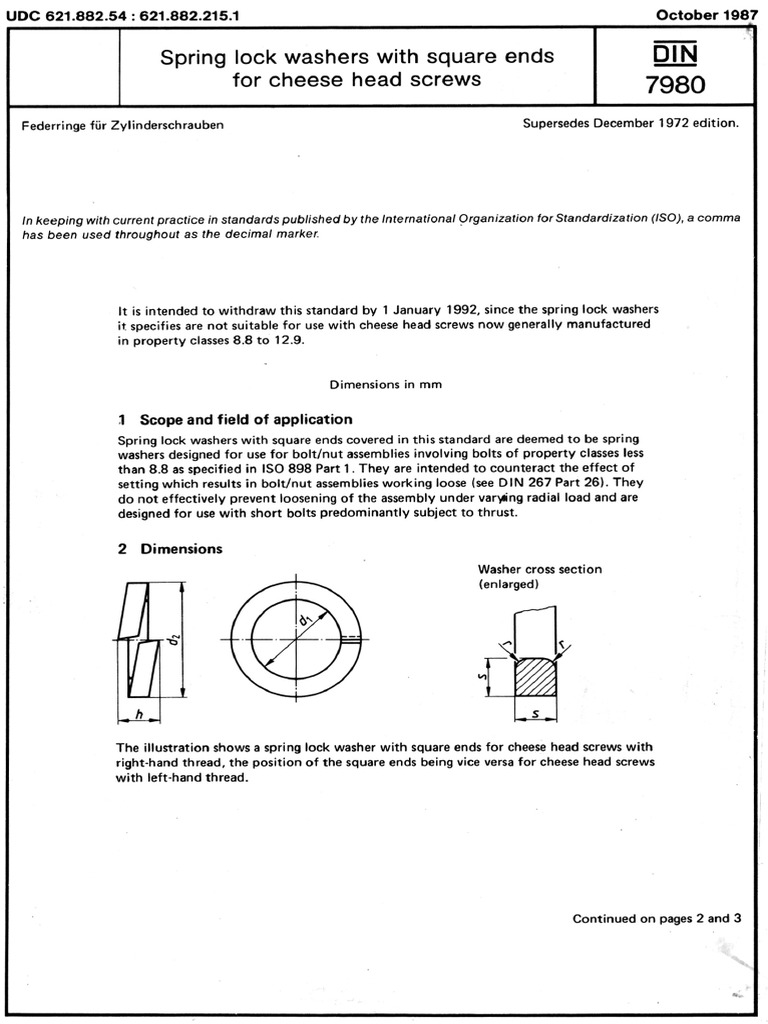 Din 7980 PDF | PDF